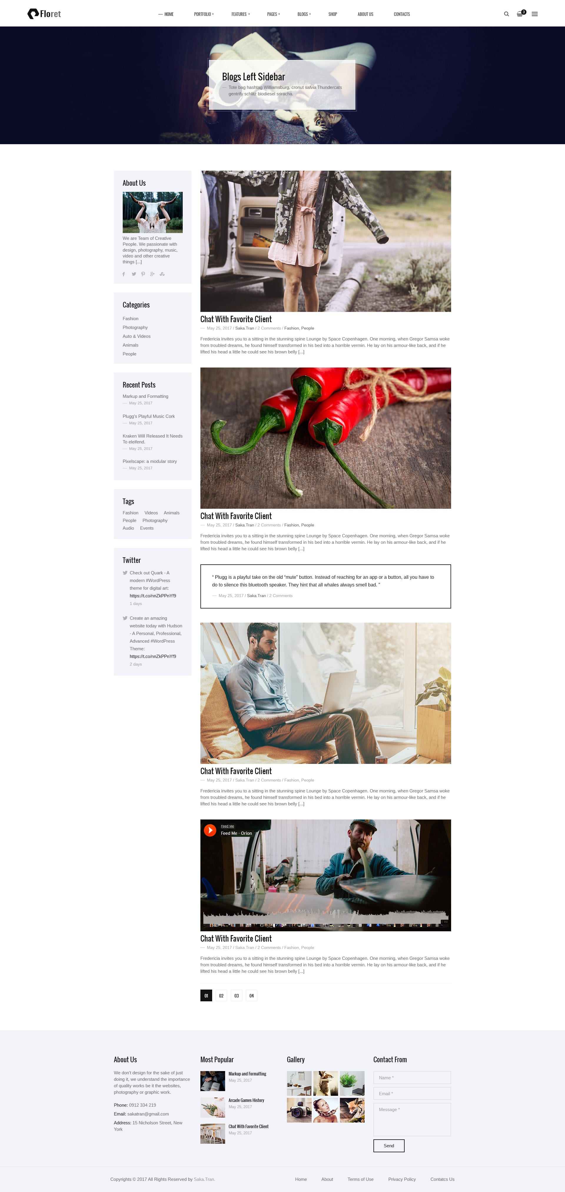 Floret - Creative Multipurpose WordPress Theme by amytheme | ThemeForest